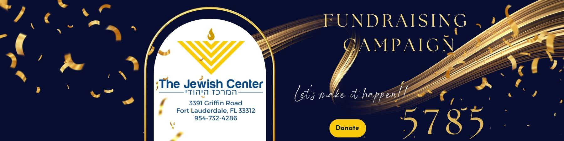 The Jewish Center of Hollywood :: Rayze.It Donation Platform