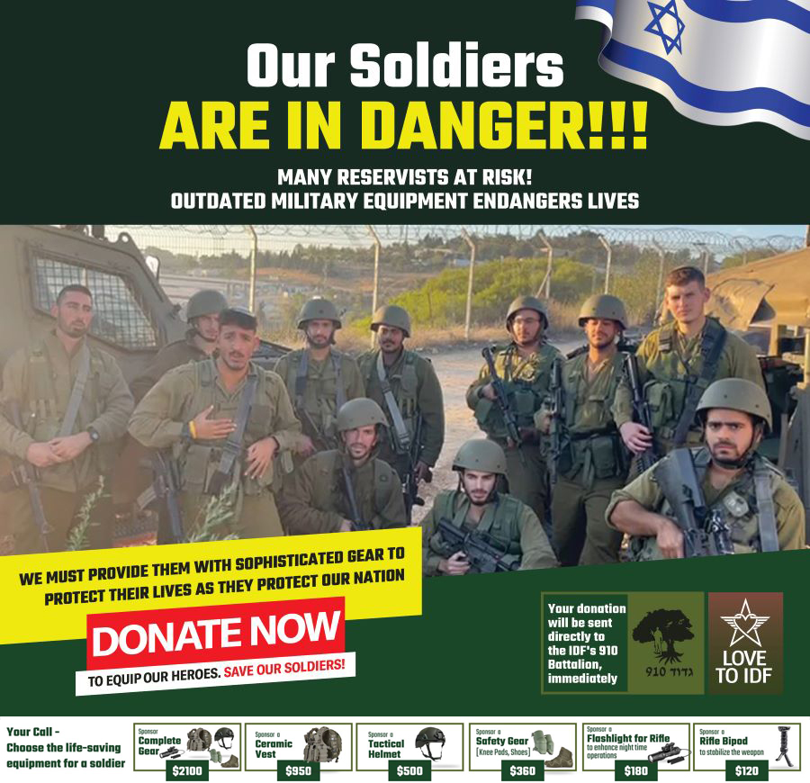 Love to IDF :: Rayze.It Donation Platform